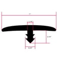 Molding Trim 1Inch Center Barb Tee T Moulding for Edge Slit, DIY ...