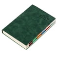 2026 A5 PU Leather Weekly Planner Compact Portable Planning Pad Ribbon ...