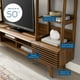 Render TV Stand Entertainment Center, Walnut - Walmart.com