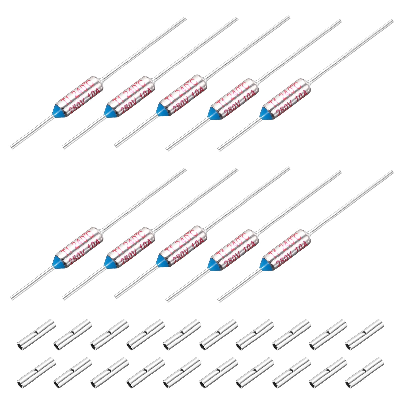 Click here for Uxcell 10 Pcs Metal Temperature Thermal Fuse Sf240... prices