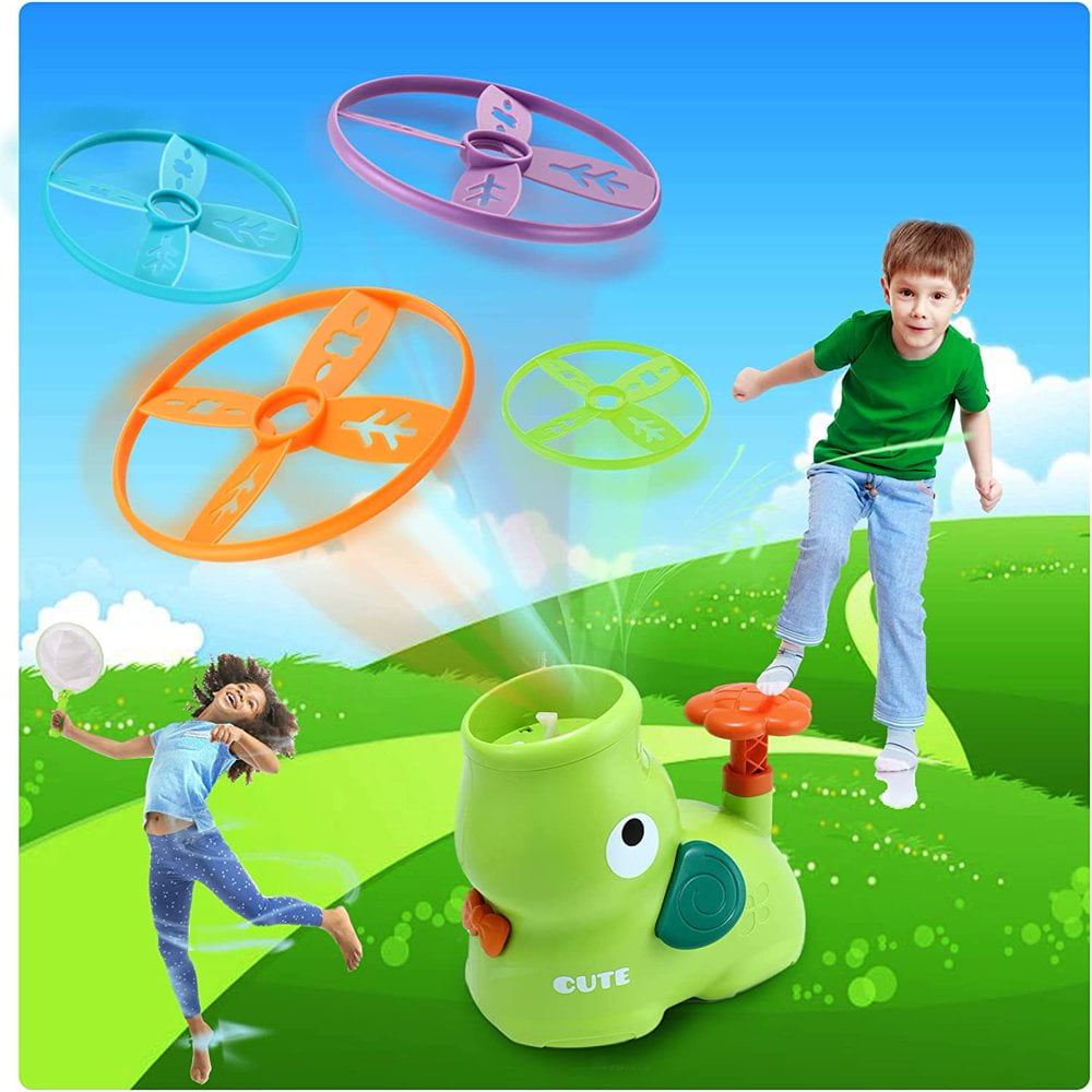Outdoor Toys for 3 Year Old Elephant Butterfly Catching Game Stomp Flying Disc Launcher Outside Toys Kids Ages 4 8 Yard Games Summer Toy 3 4 5 6 7 8 Boys Girl Birthday Fun Gifts Walmart