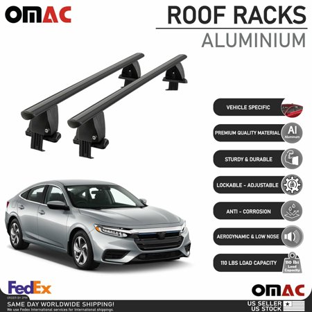 Smooth Roof Rack For Honda Insight 2019-2022 Rails Cross Bar Luggage ...
