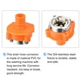 Uxcell Plastic Washing Machine Inlet Hose Connector, Washing Machine ...