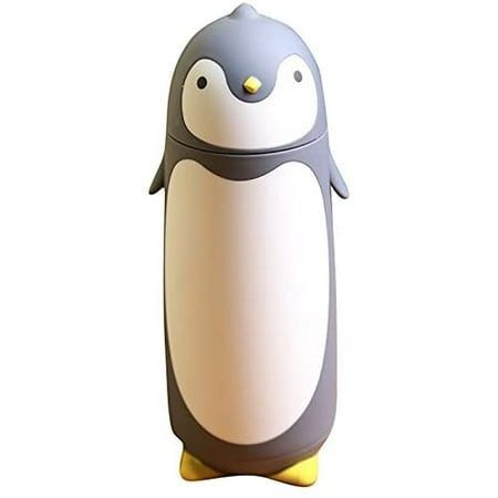 Outdoor Water Glass Bottle Stainless Steel Penguin Cartoon Thermos with ...