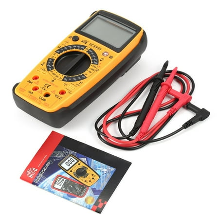 HC890D Digital Multimeter AC/DC Volt Amp Ohm Capacitance Diode hFE ...