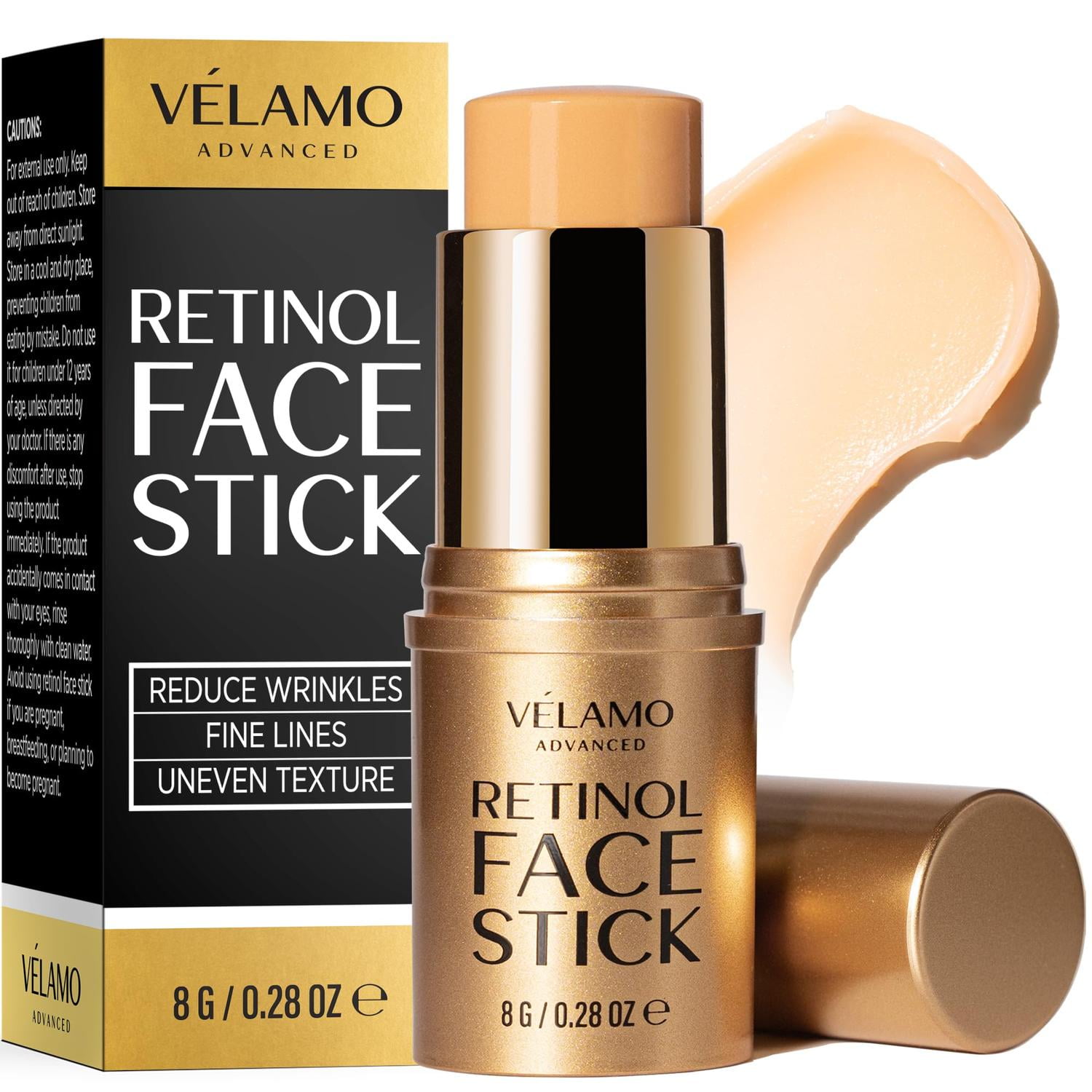 retinol face stick reduce fine lines wrinkles and uneven texture in 4-6 ...