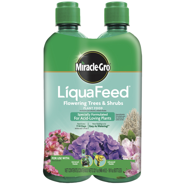 Miracle-Gro LiquaFeed Flowering Trees & Shrubs Plant Food 2-Pack ...