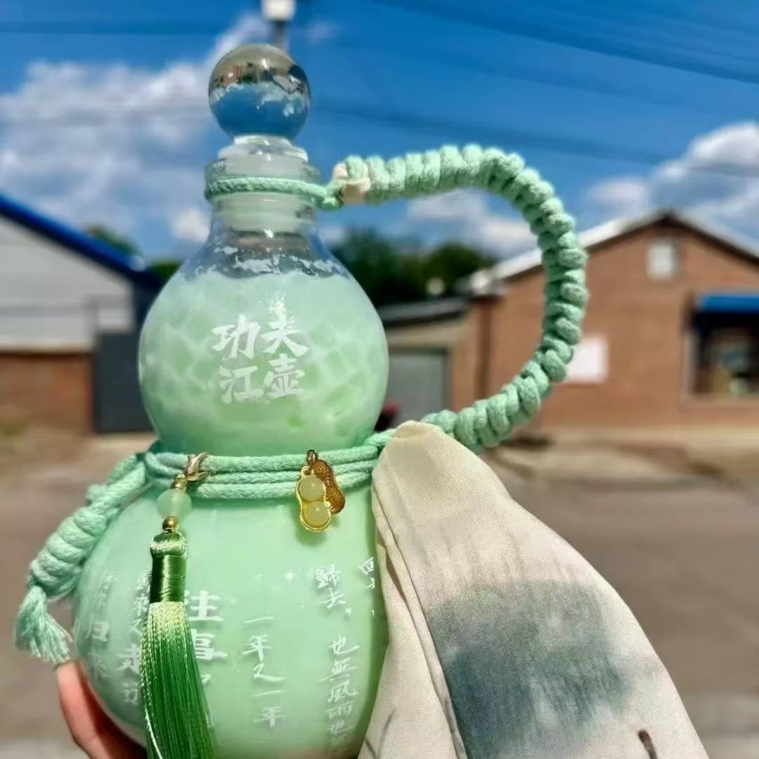 Click here for Niceme_cnd Glass Water Bottle gourd Water Bottle 5... prices