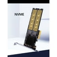 PCI-E X4 to Dual NVMe PCIe Adapter,M.2 NVMe SSD to PCI-E X8/X16 Card ...