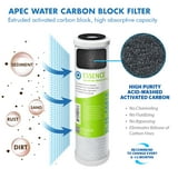APEC 75 GPD High Capacity Complete Replacement Filter Set For Essence ...