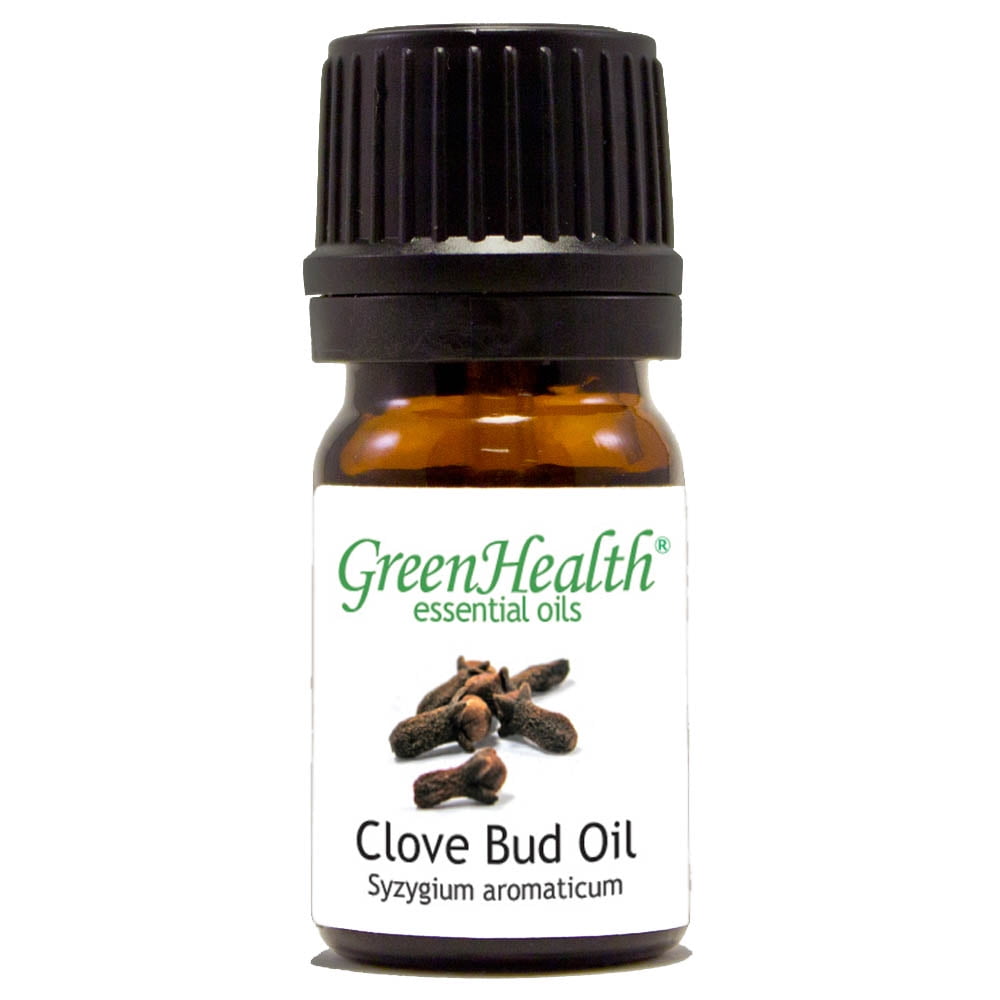 Clove Bud Essential Oil - 1/6 fl oz (5 ml) Glass Bottle w/ Euro Dropper ...