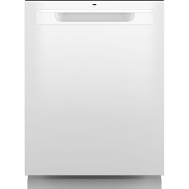 GE Top Control Plastic Interior Dishwasher with Sanitize Cycle ...