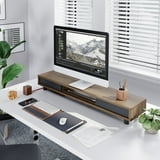 Fenge Dual Monitor Stand, 42.5inch Long Monitor Stands Riser for 2 ...