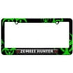 ZOMBIE HUNTER, Biohazard License Plate Tag Frame, Multiple Colors ...