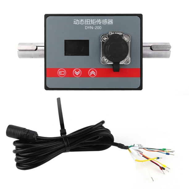 Medidor de torsión de potencia, DYN‑200 100N.M Sensor de velocidad del motor de torsión dinámica ...