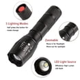 4 Pack LED Emergency Handheld Flashlight Adjustable Focus, 5 Modes ...