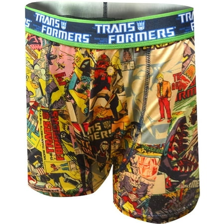 Transformers Comic Book Print Mens Boxer Briefs | Walmart Canada