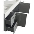 Wyndham Collection Amare 72 inch Double Bathroom Vanity in Dove Gray ...