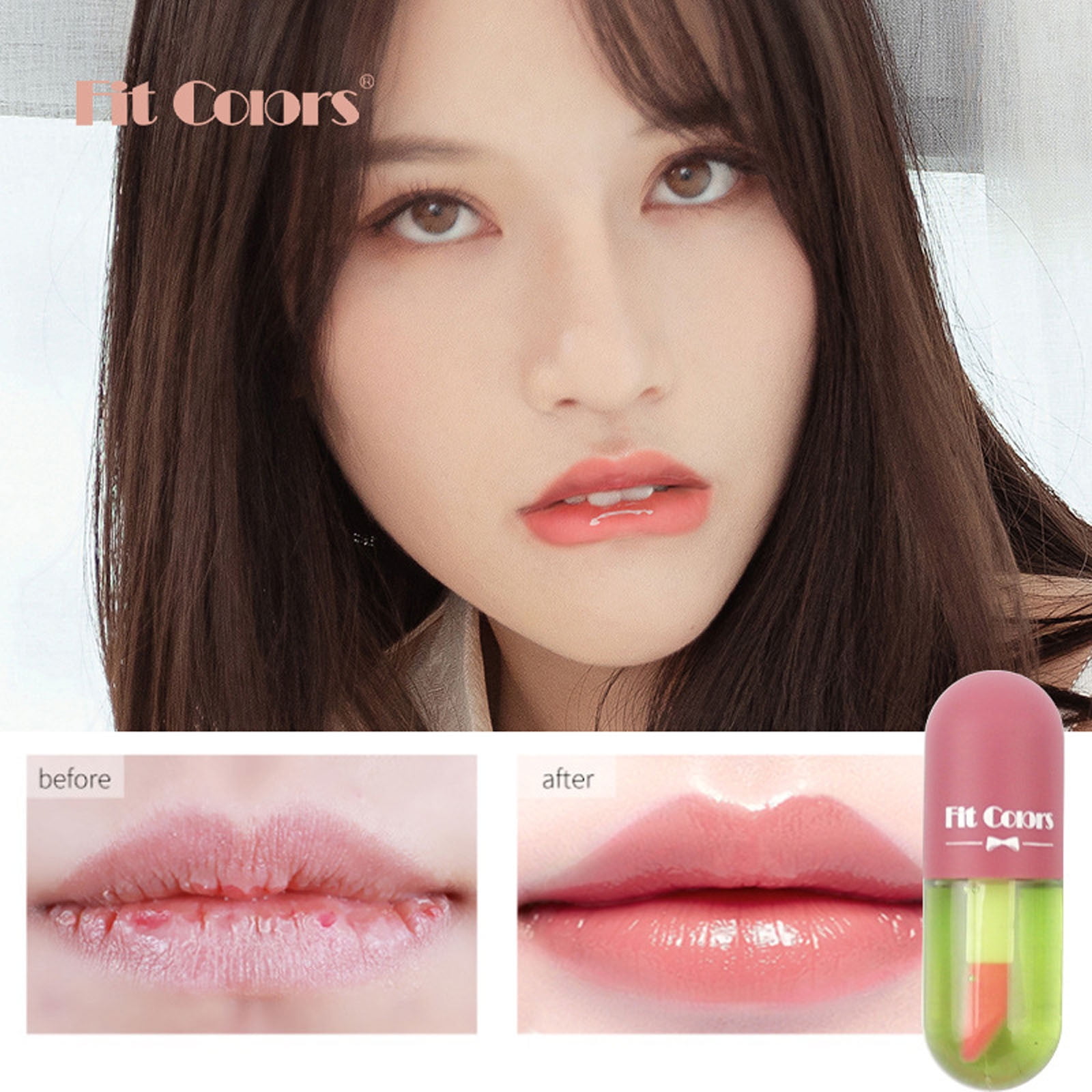 Ganfancp Mini Cápsula Aceite Labial de Menta, Hidratante y Cambio de ...