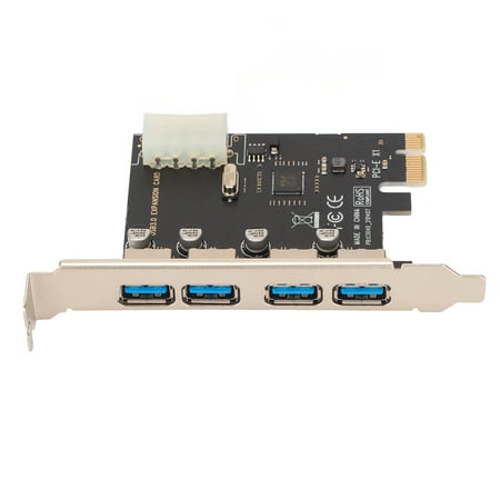 USB 3.0 Expansion Card, 4 Ports Expansion Card PCB Material For Desktop ...