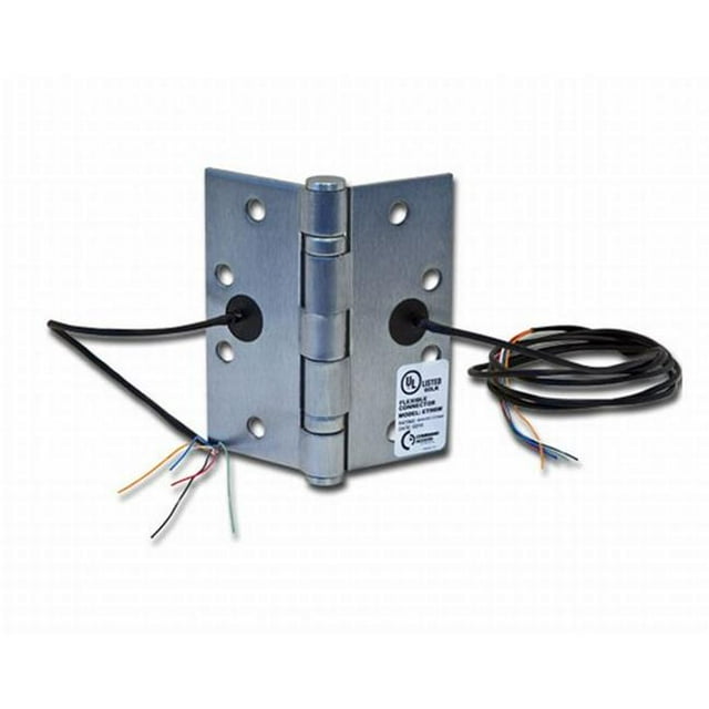 4.5 x 4.5 in. Electric 4 Wire BB1279 Hinge, Satin Chrome - Walmart.com