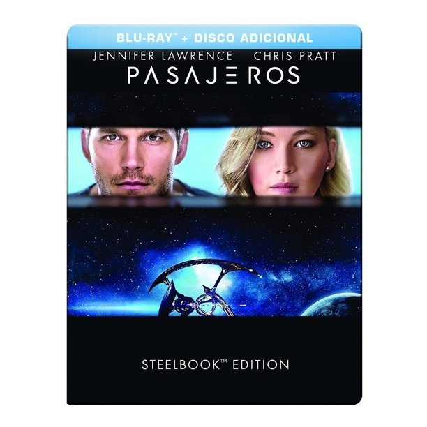 Pasajeros Pelicula Blu-ray + Bonus Steelbook | Bodega Aurrera en línea
