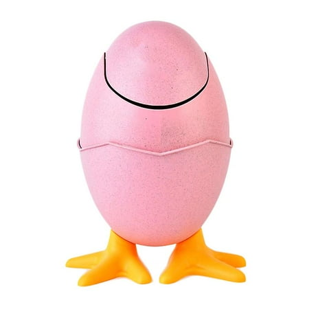 Creative Egg Shell Shape Rubbish Bin Mini Garbage Storage Container ...