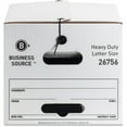 Business Source, BSN26756, Heavy Duty Letter Size Storage Box, 12 ...