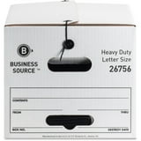 Business Source, BSN26756, Heavy Duty Letter Size Storage Box, 12 ...