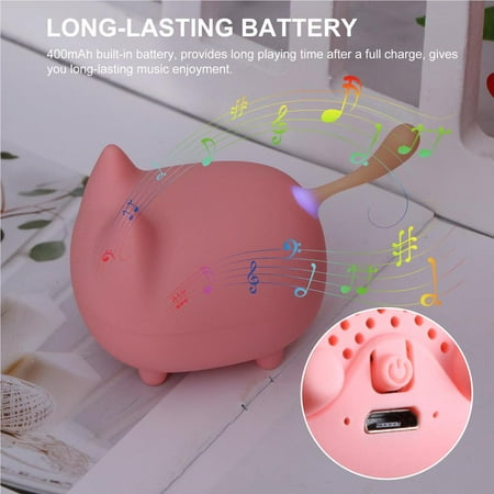 Bluetooth Music Player Cute Animal Design Stereo Sound Wireless Player ...
