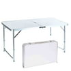 Zimtown 3ft Portable Folding Table, Lightweight Aluminum, Outdoor ...