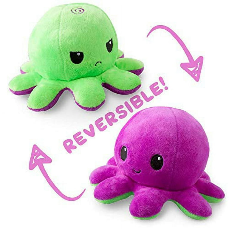 TeeTurtle The Moody Reversible Octopus Plushie Patented, 41% OFF