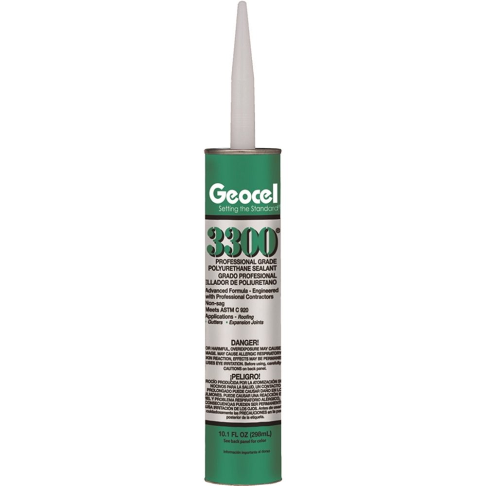 Geocel 3300 Series 68101 Polyurethane Sealant, White, 10.1 oz Cartridge ...
