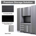 Premium Garage Cabinets 7' Storage Sets Solution with Adjustable Legs ...