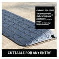 2 Pack 1.5" Rubber Threshold Ramp Wheelchair Ramp 2000 lbs Load ...