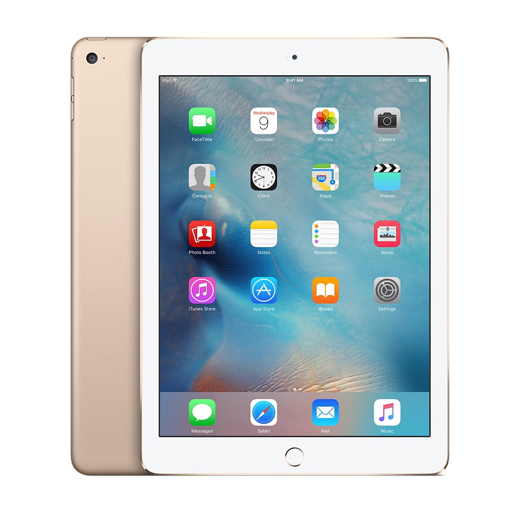 Restored Apple iPad Air 2 9.7-inch 128GB Wi-Fi, Gold (Refurbished ...