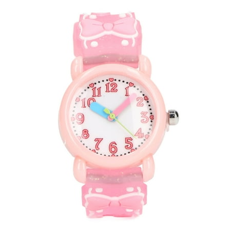 Cartoon Watch, 3D Cartoon Design Girls 3D Watch Toys Clear Numbers ...