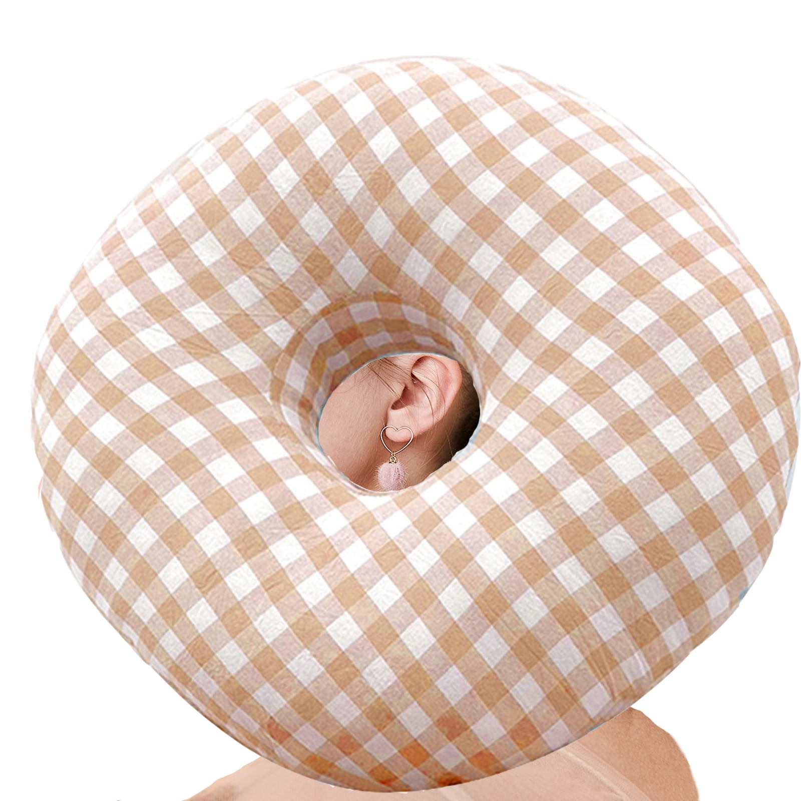 Crowdstage Pillow with a Ear Hole for Ear Piercing Ear Pain Ear ...
