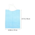 Qumonin 60Pcs Disposable Bibs for Kids, Adults & Seniors - Waterproof ...