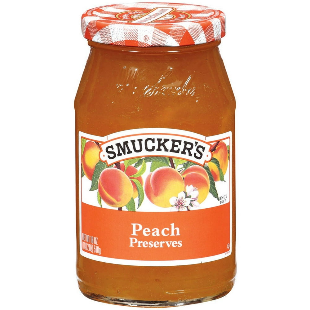 Smucker's Peach Preserves, 12 Oz - Walmart.com - Walmart.com