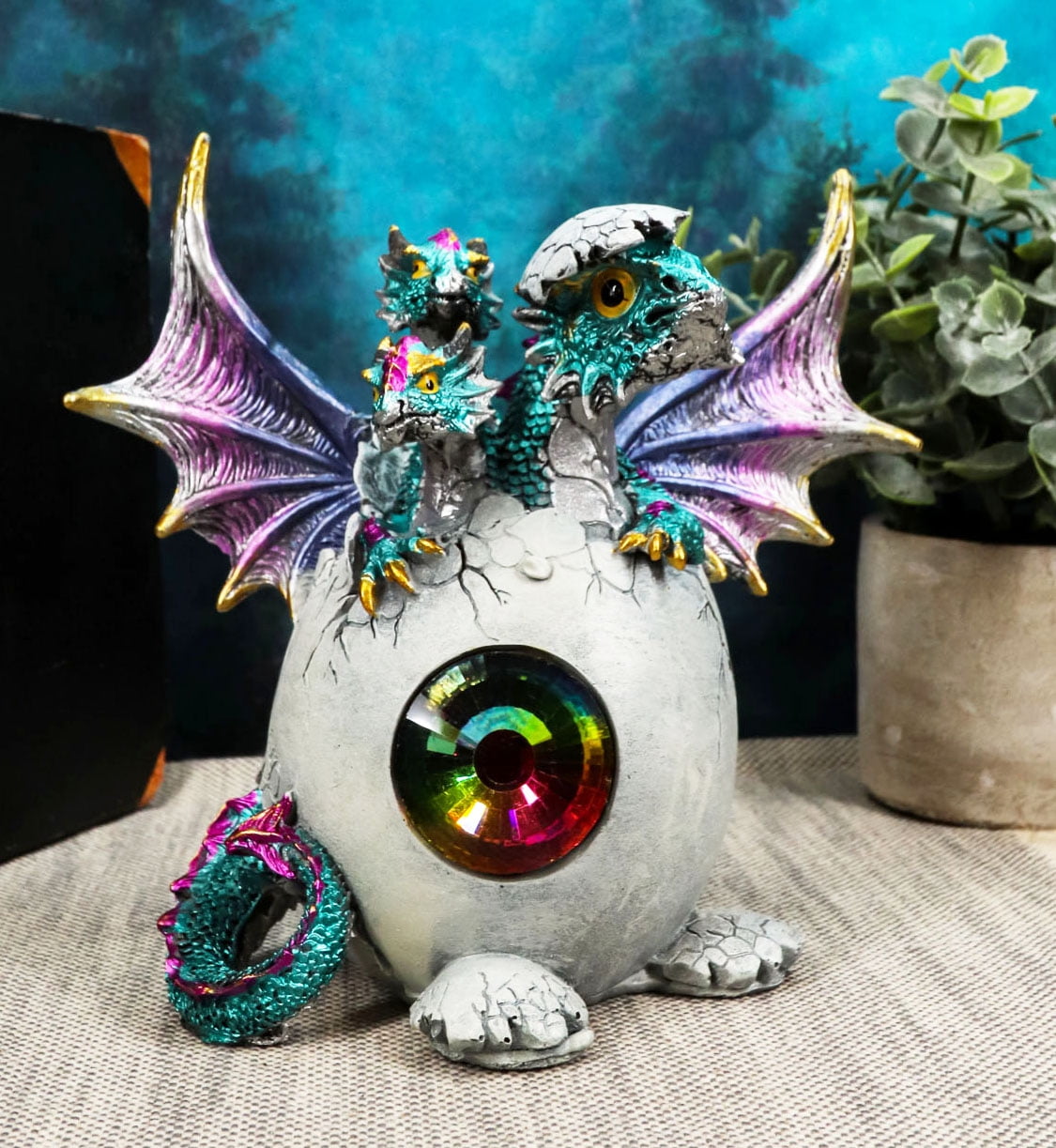 Metronome Crystal Purple Blue Hydra Dragon Hatchling Breaking Out Of ...