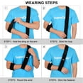 SupreGear Adjustable Arm Sling Shoulder Support Brace, Lightweight ...