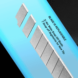 MotoProducts 12 Sky Blue Retractable Utility Knife Wholesale 6 inch ...