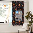 Basketball and Hoop Black Pattern Blackout Curtains,Triple Weaved ...