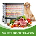 FOUKUS 8-Tray 400W Food Dehydrator: Electric Dryer for Jerky, Fruits ...