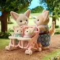 Calico Critters Fennec Fox Family Set, 4 Stylish Collectible Doll ...