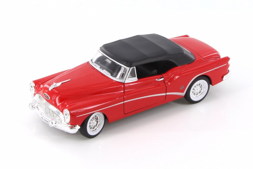 1953 Buick Skylark Closed Convertible, Red - Welly 24027C/H/4D - 1/24 ...