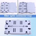 10PCS 12 Cores Optical Fiber Splice Tray FTTH Fusion Tray with Cover ...