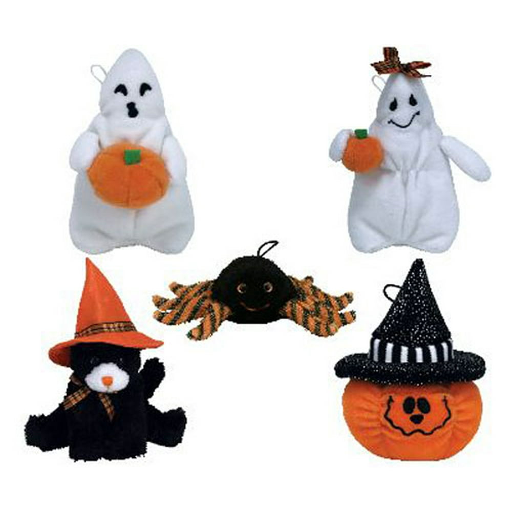 TY Halloweenie Beanie Babies - Halloween 2006 Complete set of 5 ...