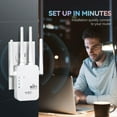 2024 WiFi Extender Signal Booster, Internet Wireless Repeater for Home Coverage up to 9277Sq. ft ...